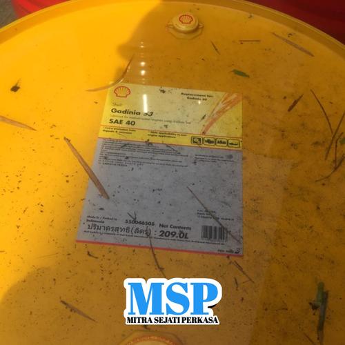 Jual Oli Shell Gadinia S3 Sae 40 drum 209ltr / Power Engine Oil ...