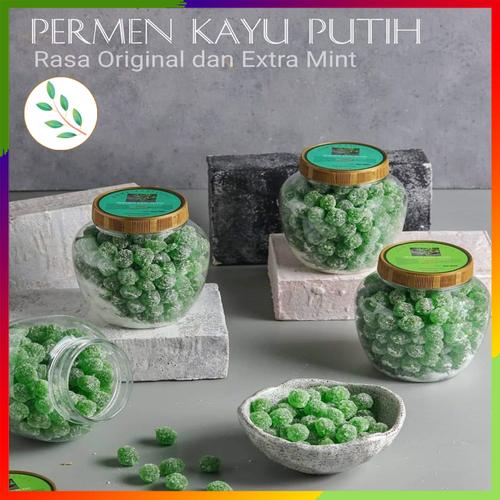 Jual PERMEN KAYU PUTIH Kemasan Botol 400gr - ORIGINAL, BOTOL 400GR ...