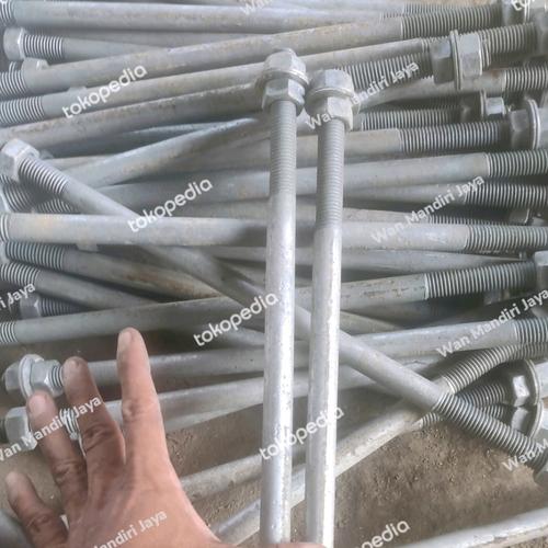 Jual angkur i besi beton HDG m10 x 50cm hotdip Galvanised - Jakarta ...
