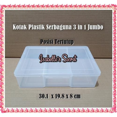 Jual Kotak Container Box 3 Sekat Jumbo / Kotak Uang / Kotak Box Kasir ...