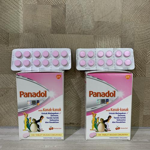 Jual Panadol anak malaysia / chewable tablets / per strip isi 12 tablet ...