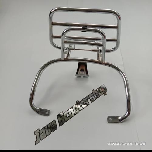 Jual back rack motor listrik uwinfly T3 terbaru - silver crom - Kota ...