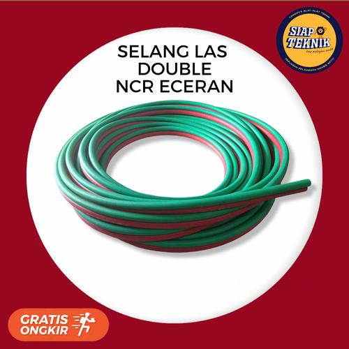 Jual Selang Las Double NCR 3/8 x 1/4 Inch ECERAN Selang Las Double ...
