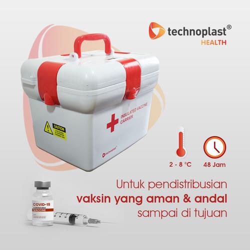 Promo Insulated Vaccine Carrier Technoplast / Box Vaksin / Kotak Vaksin ...