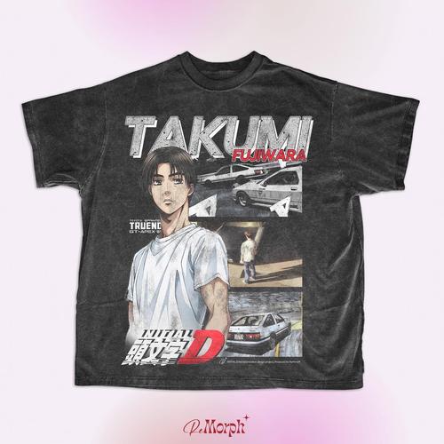 Jual INITIAL D, OVERSIZE HEAVY COTTON T-SHIRT/ WASHED VINTAGE RAP ...