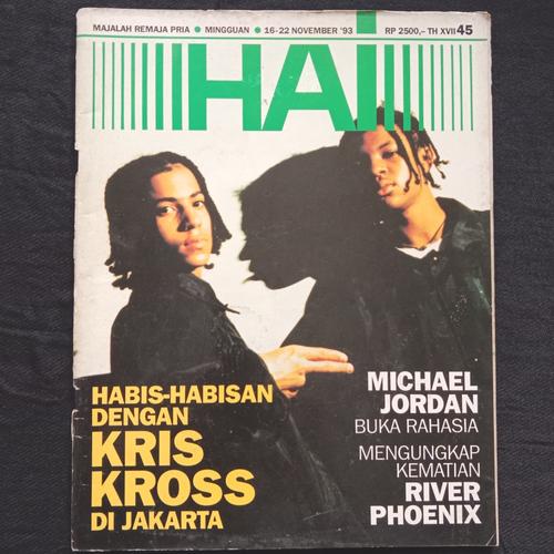 Jual MAJALAH HAI TAHUN 1993 COVER KRIS KROSS -Majalah Jadul Murah ...