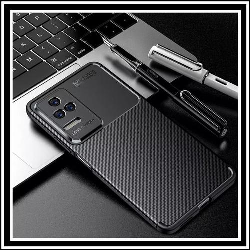 Jual XIAOMI POCO F4 5G CASE AUTO FOCUS CARBON ORIGINAL CASING SOFT ...