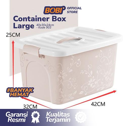 Jual Box Besar Storage Container 42*32*25 CM Kontainer Box Penyimpanan ...