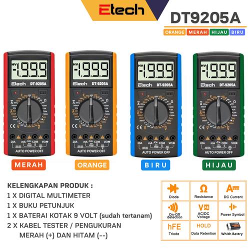 Jual DIgital Multimeter Multitester Alat Pengukur Arus Listrik ...