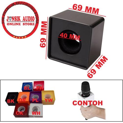 Jual Microphone Flag / Ring Mic Reporter / Microphone Flag Kotak ...