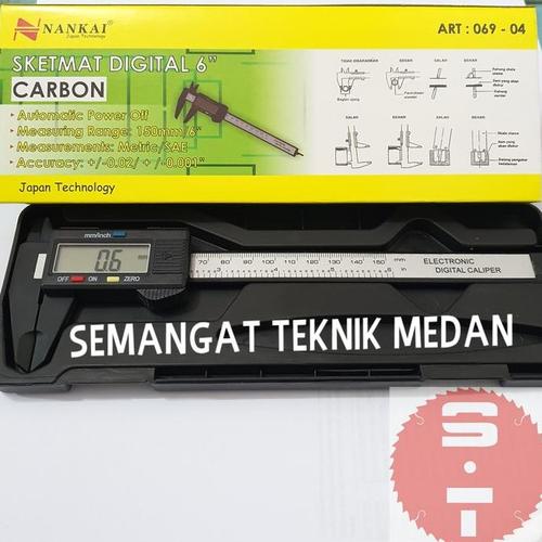 Jual SKETMAT VERNIER CALIPER JANGKA SORONG SKITMAT DIGITAL CARBON ...