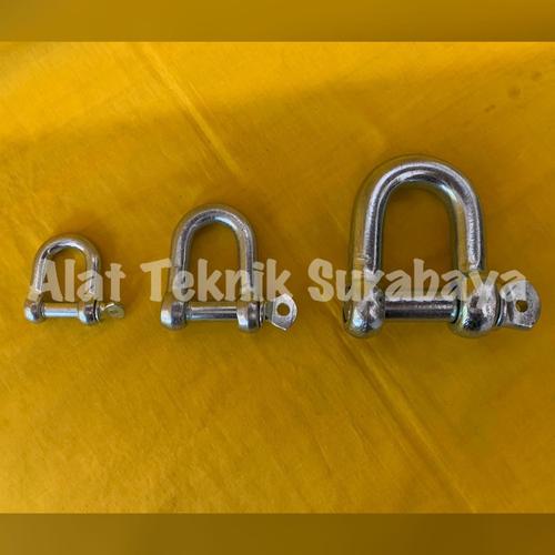 Jual SEGEL 2" INCH 50 MM SAMBUNGAN RANTAI D SHACKLE CLAMP KLEM SELING ...