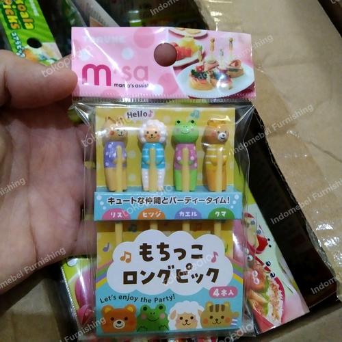 Jual Torune long stick tusukan bento sandwich tusuk sate buah permen 4 ...