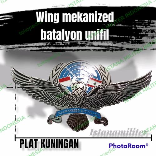 Jual WING BRIVET BREVET MEKANIS UNIFIL KONGA ..PREMIUM - Jakarta Timur ...