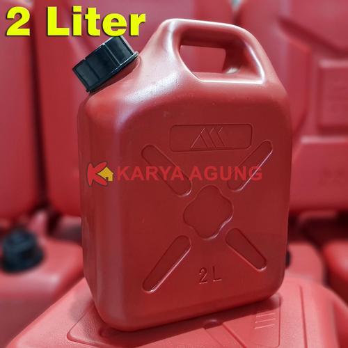 Jual Jerigen Plastik HDPE 2 Liter / Jerrycan Jirigen Jrigen Cerigen 2L ...