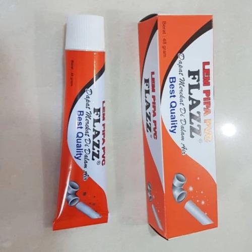 Jual Lem pipa PVC 48 gram / lem talang PVC Flazz (isi 12 pcs) - Jakarta ...