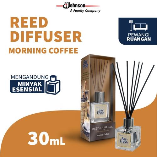 Jual Reed Diffuser Bay Fresh Pengharum Ruangan Morning Coffee 30 ml ...