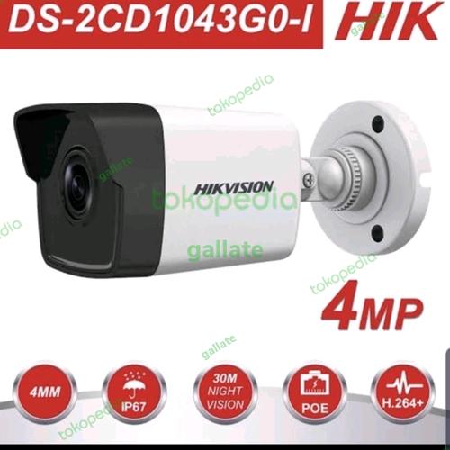 Jual IP CAMERA OUTDOOR 4MP HIKVISION 2CD1043G0E-I IP CAM INDOOR ...