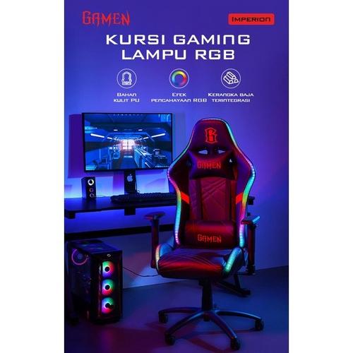 Jual (SERUNI) GAMEN Gaming Chair Kursi Gamers Imperion RGB Light ... Jual (SERUNI) GAMEN Gaming Chair Kursi Gamers Imperion RGB Light ...