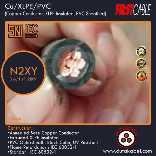 Jual Kabel N2XY 1x10 mm2 (Cu/XLPE/PVC) FIRST CABLE /1x10 mm/1 x 10 mm2/1x10 - Jakarta Pusat - CV ...