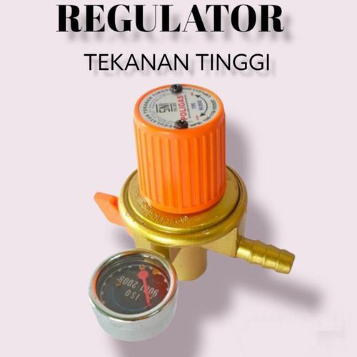 Jual REGULATOR HP HIGH PRESSURE / TEKANAN TINGGI ( METERAN) POLIGAS ...