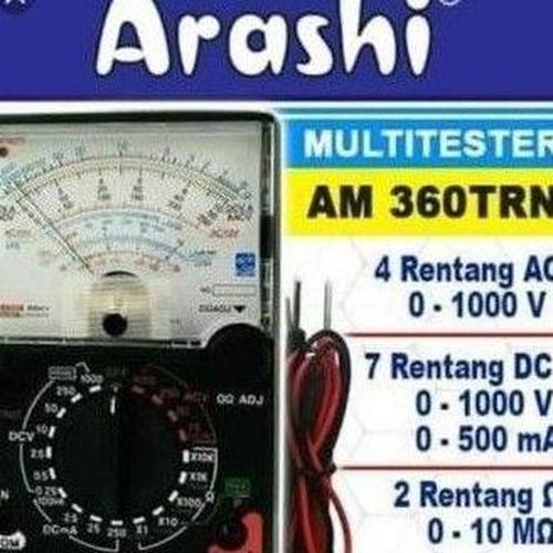 Jual Multitester Analog AM-360 TRn / Multitester Manual ARASHI ...