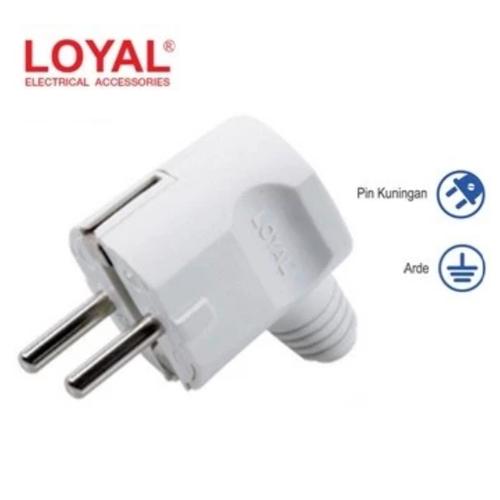 Jual Steker L Arde / Kepala Colokan Listrik Arde Bengkok Elbow LOYAL LY ...
