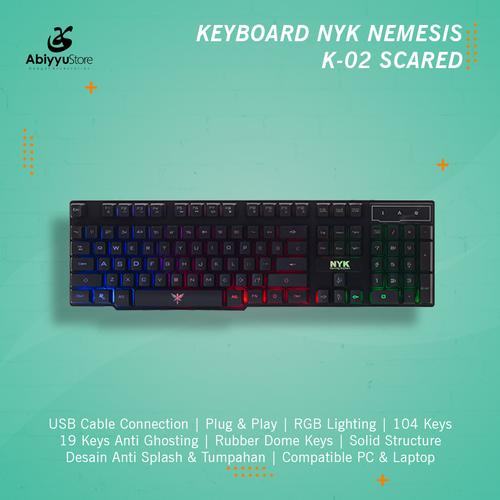 Jual Keyboard PC Gaming NYK Nemesis Sacred K-02 Keyboard Komputer ...
