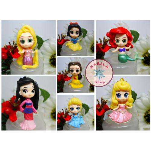 Jual Mini Disney Princess Topper kue Figure Miniatur kecil Mulan ...