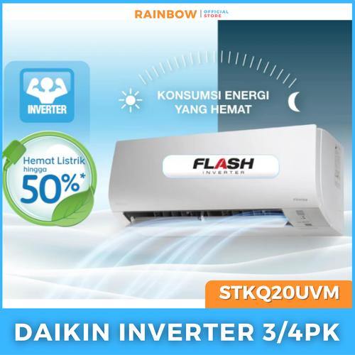 Jual AC DAIKIN FLASH INVERTER 3/4 PK - STKQ20UVM4 R32 MADE IN THAILAND ...
