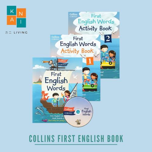 Jual FIRST ENGLISH WORDS ACTIVITY BOOK COLLINS COBUILD + CD BUKU ...