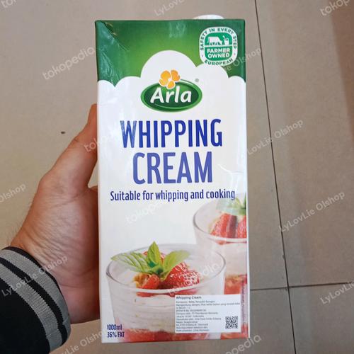 Jual arla whipping cream 1lt suitable for whipping and cooking ...