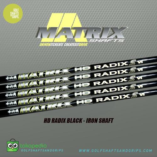 Jual MATRIX HD RADIX S VI Black IRON SHAFT GRAPHITE .370 TIP - L ...