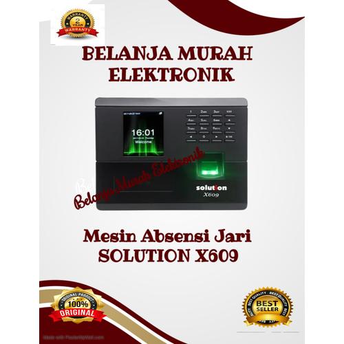 Jual SOLUTION X609 MESIN ABSEN SIDIK JARI & WAJAH - Jakarta Barat - Belanja Murah Elektronik ...