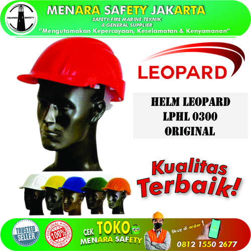 Jual Helm Safety Leopard LPHL 0300 HDPE - Jakarta Barat - menara safety ...