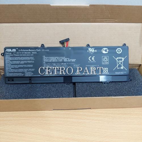 Jual Baterai Asus X201 X201E S200E C21-X202 Battery Asus X201E Original ...