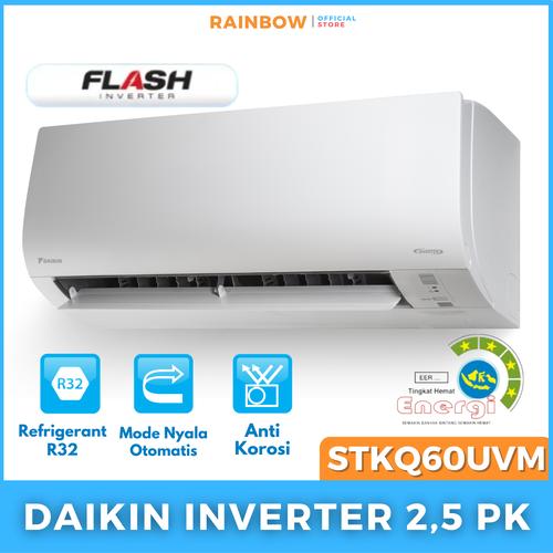 Jual AC DAIKIN FLASH INVERTER 2,5PK - STKQ60UVM4 R32 MADE IN THAILAND ...