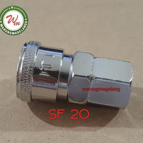 Jual Coupler Sf 20 Sf20 Quick Coupling Sambungan Selang Angin Kompresor ...