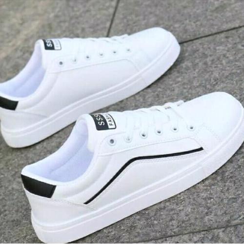 Jual Sepatu Sneaker casual Pria wanita jimmy official Senji garis ...