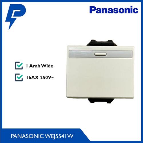 Jual Mata Saklar Lebar 1 Arah Wide Series PANASONIC WEJ5541 - Kota ...