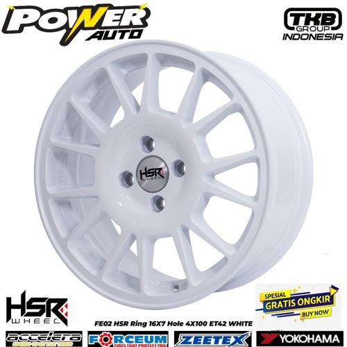Jual VELG MOBIL RING 16 WARNA PUTIH PCD 4X100 HSR FE02 BISA BUAT JAZZ, BRIO - Kota Lubuk Linggau ...