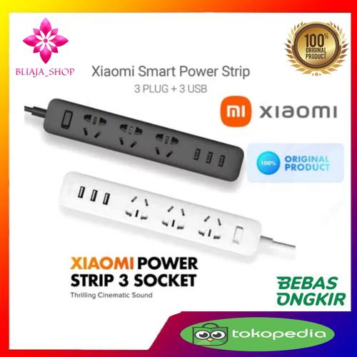 Jual Stop Kontak/Colokan Listrik Xiomi Mi Smart Power Adapter 3 USB 2A Ory - Putih - Jakarta ...