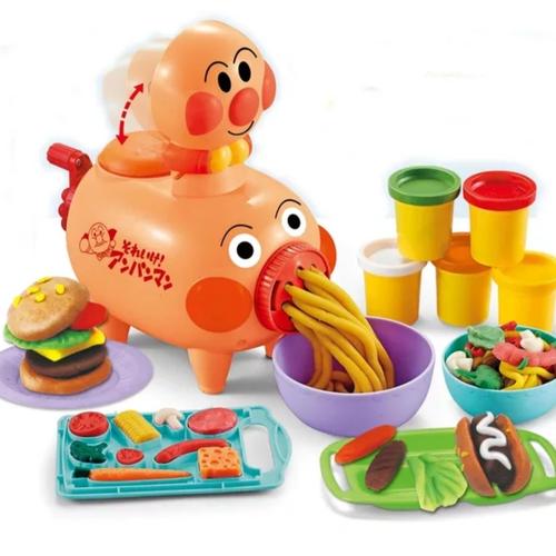 Jual Mainan Anak DIY Mesin Cetak Plastisin Playdoh ANPANMAN 3D Noodle ...