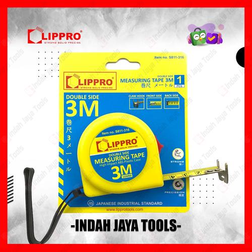 Jual LIPPRO S811-316 Meteran 3 M - Rol Matic Alat Ukur Pengukur Meter ...