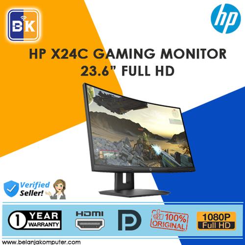 Jual HP X24c Gaming Curved Monitor FHD (1920 x 1080) Monitor - Jakarta ...
