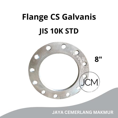 Jual Flange Carbon Steel Galvanis JIS 10K STD 8"Inch / Flange Besi ...