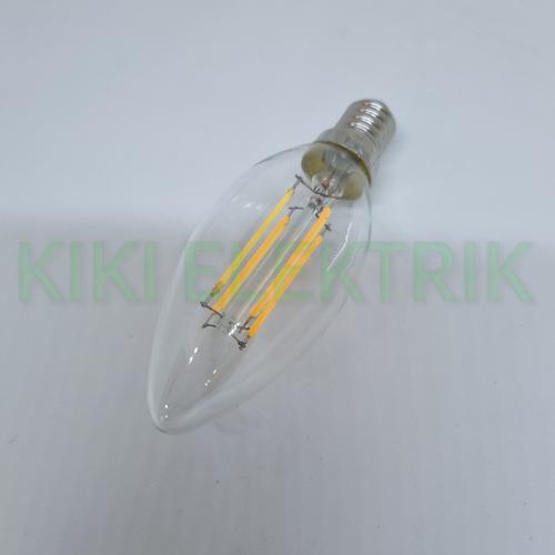 Jual Lampu Candle LED E14 Filamen / Lampu Hias Kristal - 4 watt Kuning - Jakarta Pusat - Kiki ...