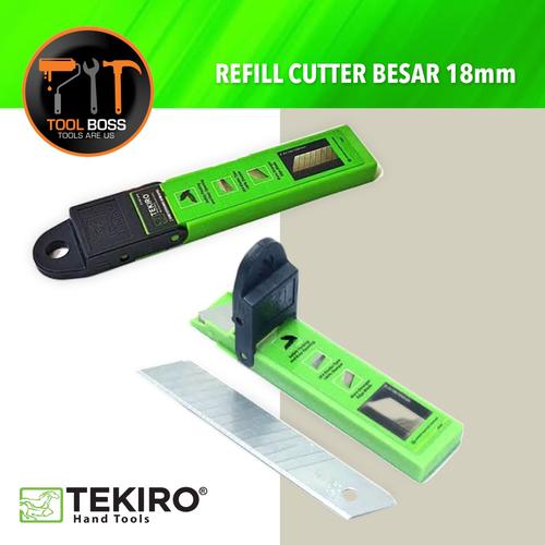 Jual TEKIRO REFILL CUTTER BESAR 18 MM ISI 5 PCS - Jakarta Selatan ...
