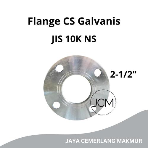 Jual Flange Carbon Steel Galvanis JIS 10K NS 2-1/2" Inch / Flange Besi ...