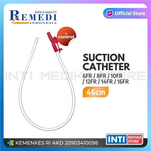 Jual REMEDI - Suction Catheter With Control | Selang Penghisap Dahak ...